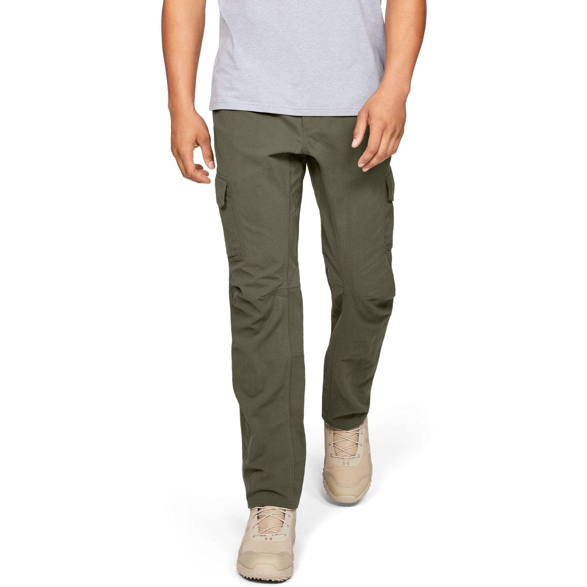 Under Armour 131693039042/30 Guardian Mens 42 x 30 Green Tactical Cargo ...