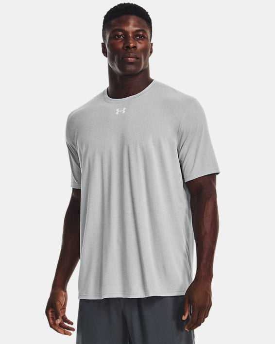 Under Armour 1376842 Men's Team Tech T-Shirt - Mod-Gray Light Heather ...