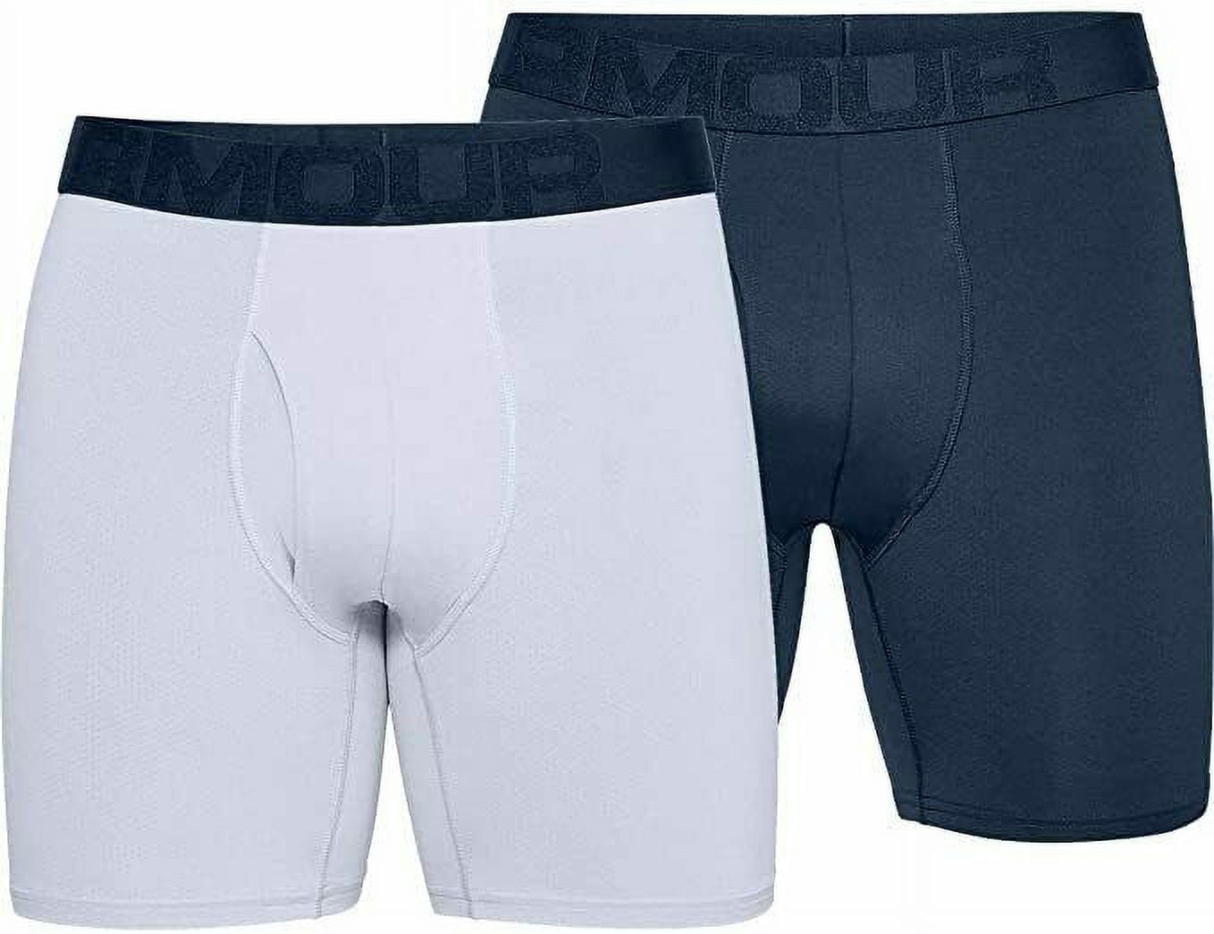 Under Armour 2 Pack BoxerJock 6 inch Boxer Briefs Black Grey Men’s Size ...