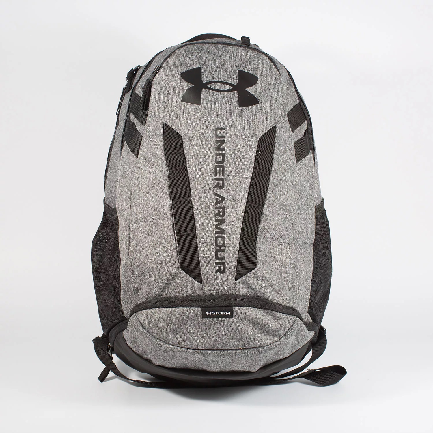 Under Armour Adult Hustle 5.0 Backpack, Pitch Gray Medium Heather/Black ...