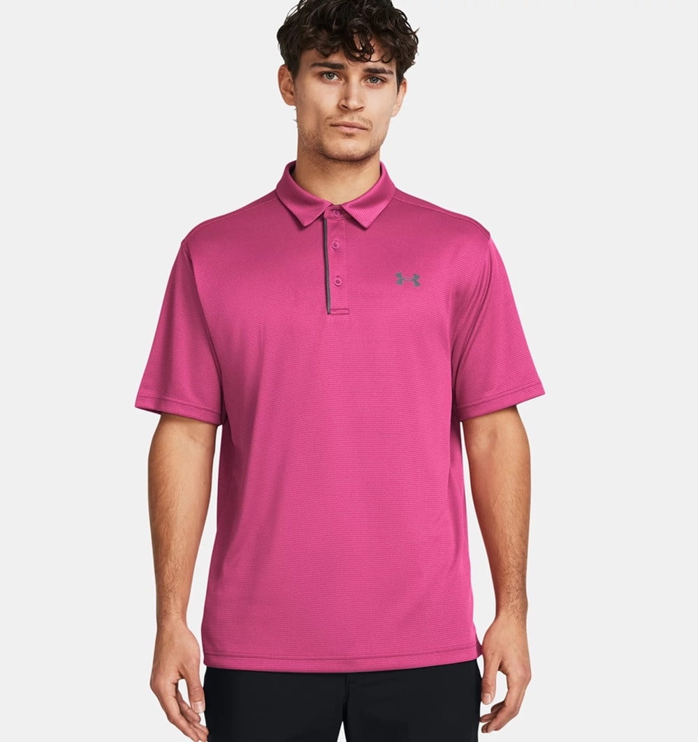 Under Armour Astro Pink Tech Polo - Mens Polo - 1290140-686 - Walmart.com