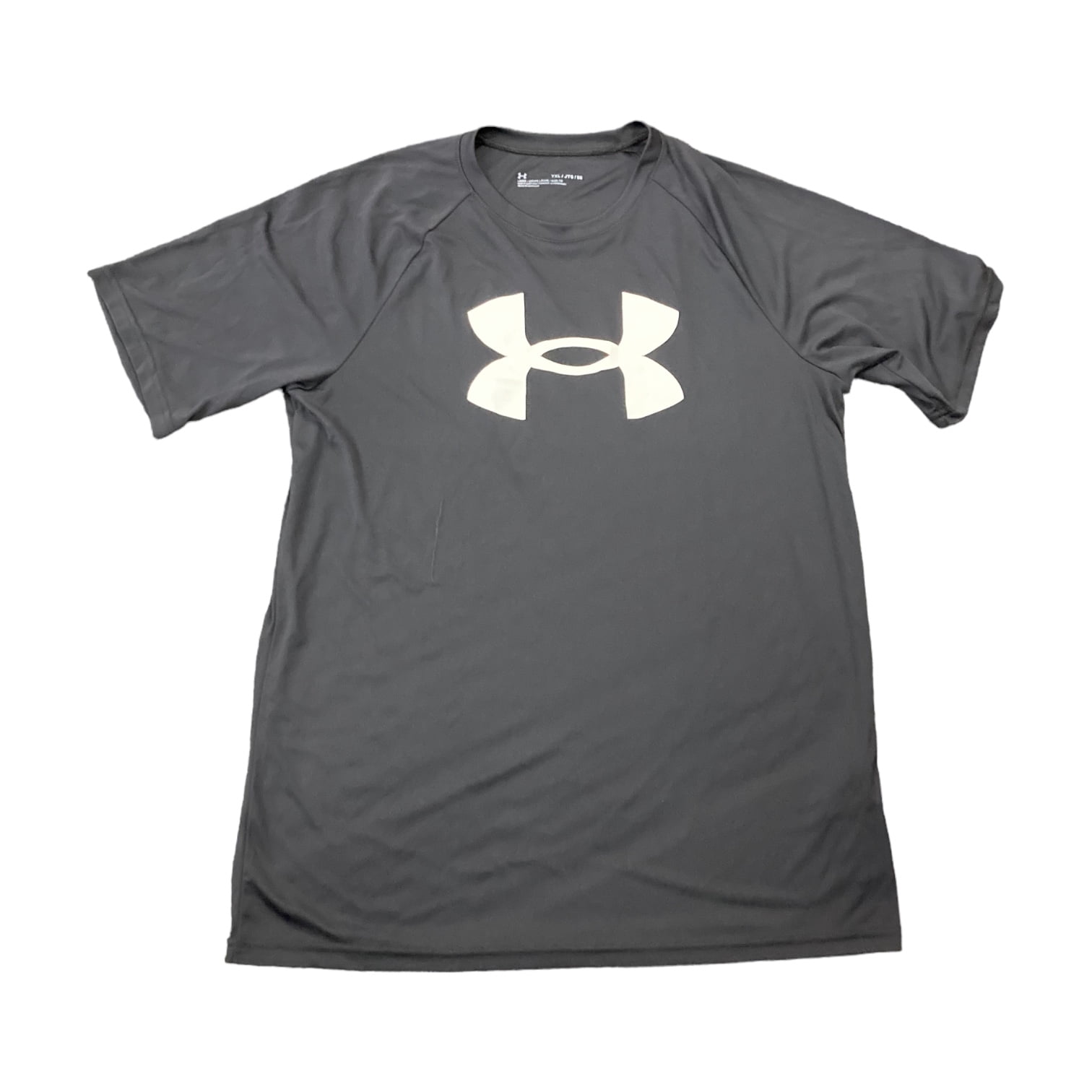 Under Armour Boy's Big Logo Short Sleeve Super Soft T-Shirt, 1363283 ...