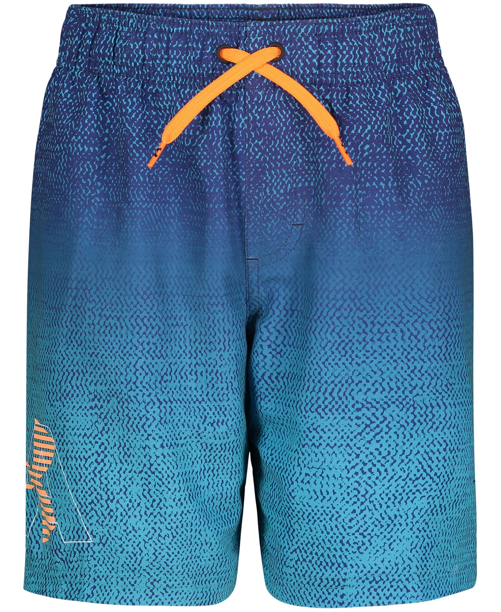 Under Armour Boy's Texture Maze Volley Swimsuit (Sonar Blue, M ...