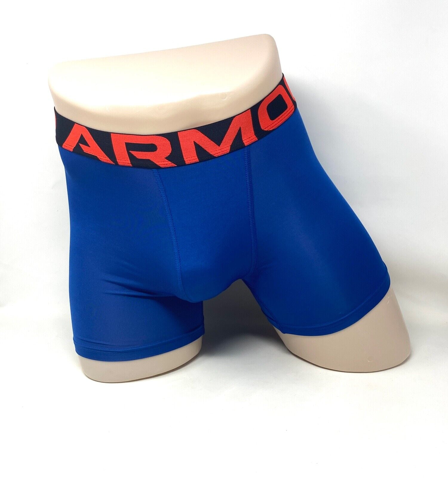 Under Armour Boys' Boxerjock Underwear Boxer Brief 2 Pack Blue Black ...