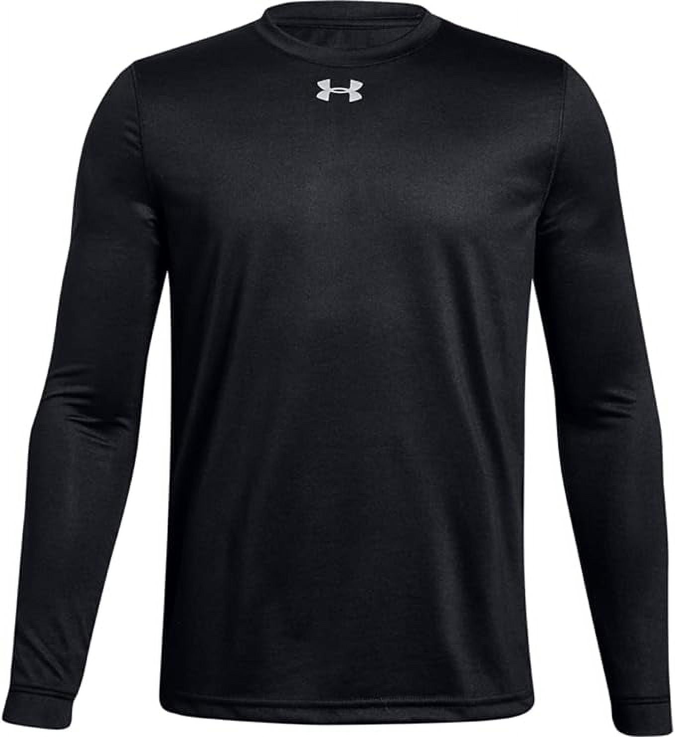 Under Armour Boys' Locker Tee Long-Sleeve T-Shirt 1305846 Black YS ...