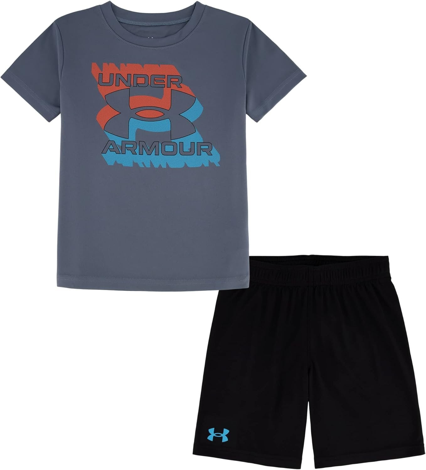 Under Armour Boys Sleeve Tee Set, Lightweight Breathable T-Shirt And ...