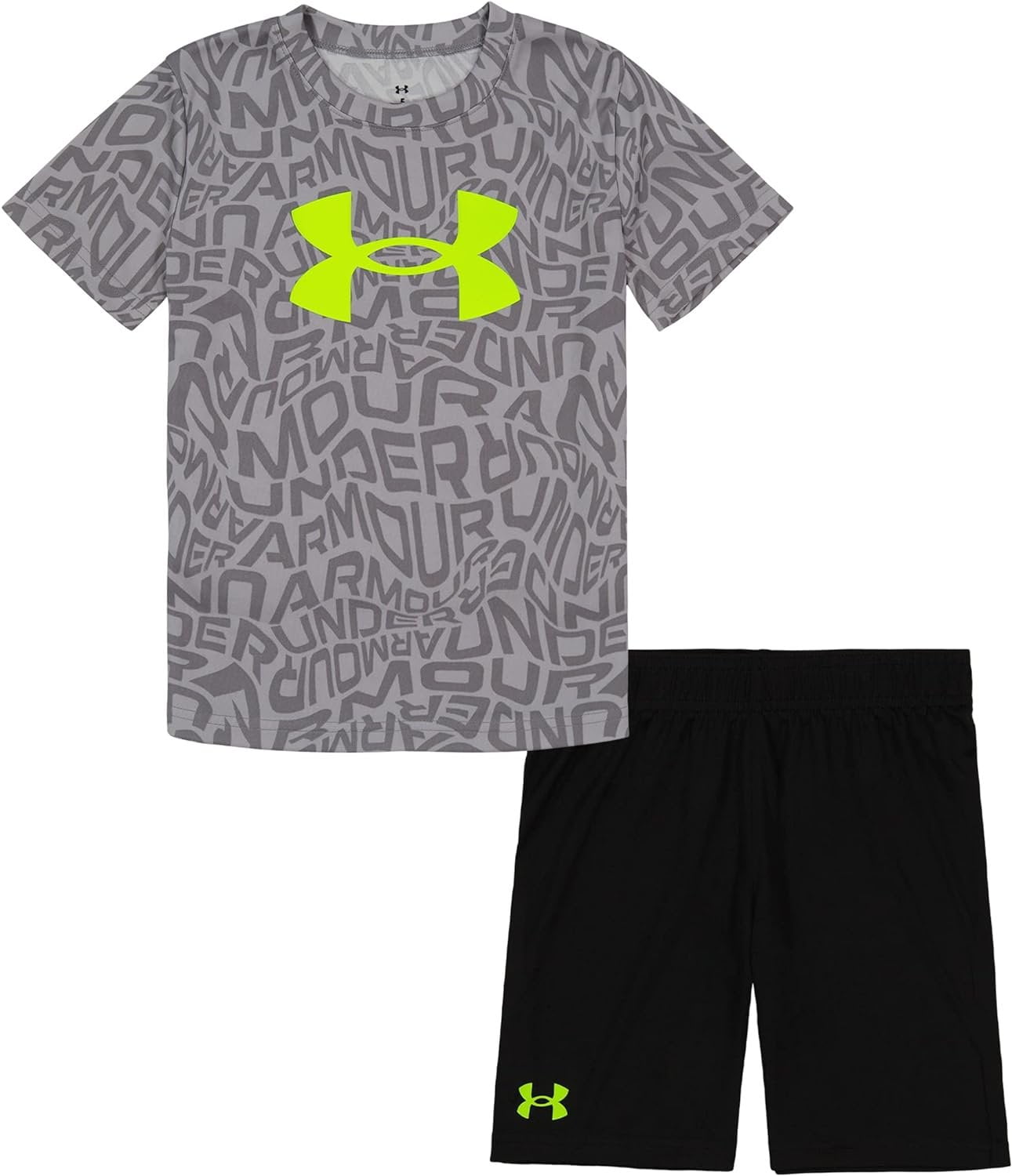 Under Armour Boys Sleeve Tee Set, Lightweight Breathable T-Shirt And ...