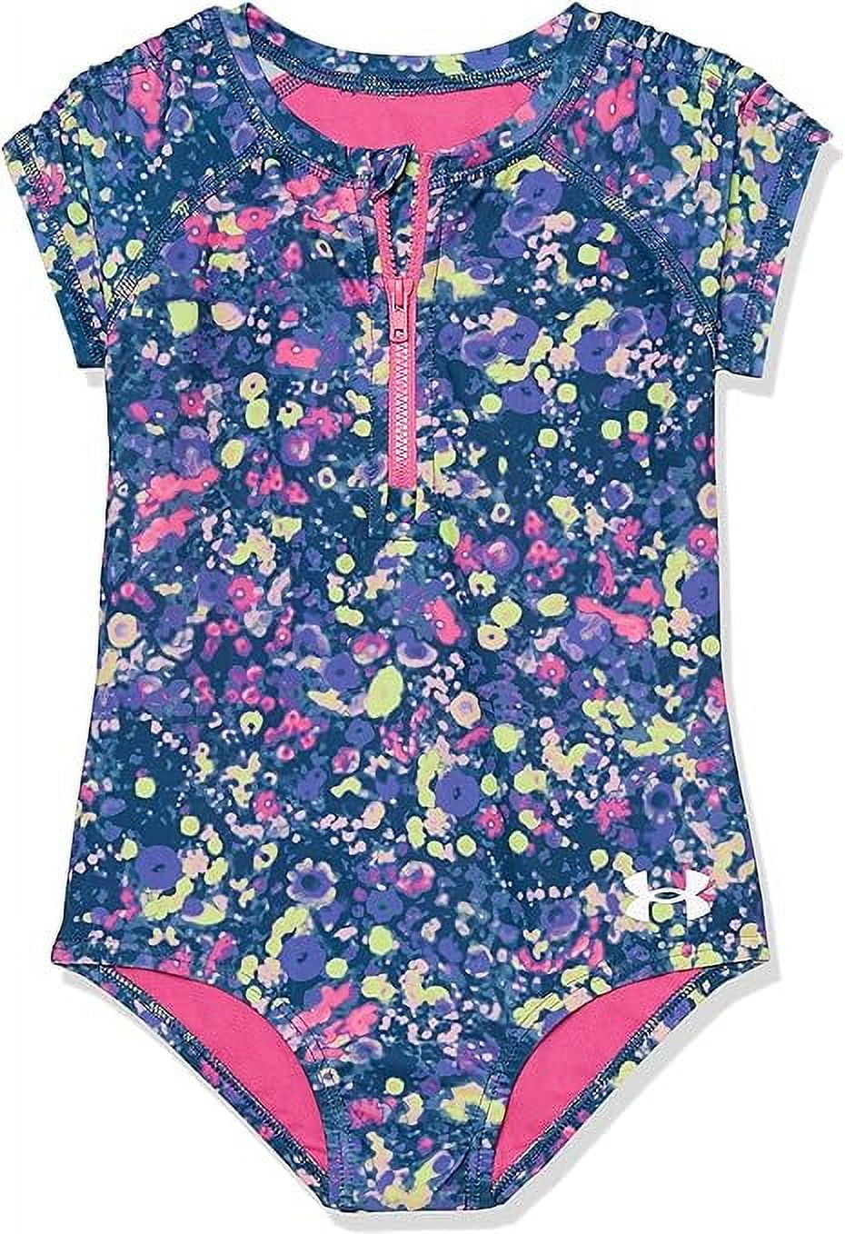 Under Armour Girls One Piece Paddlesuit Swimsuit Zip-Up Front - Walmart.com