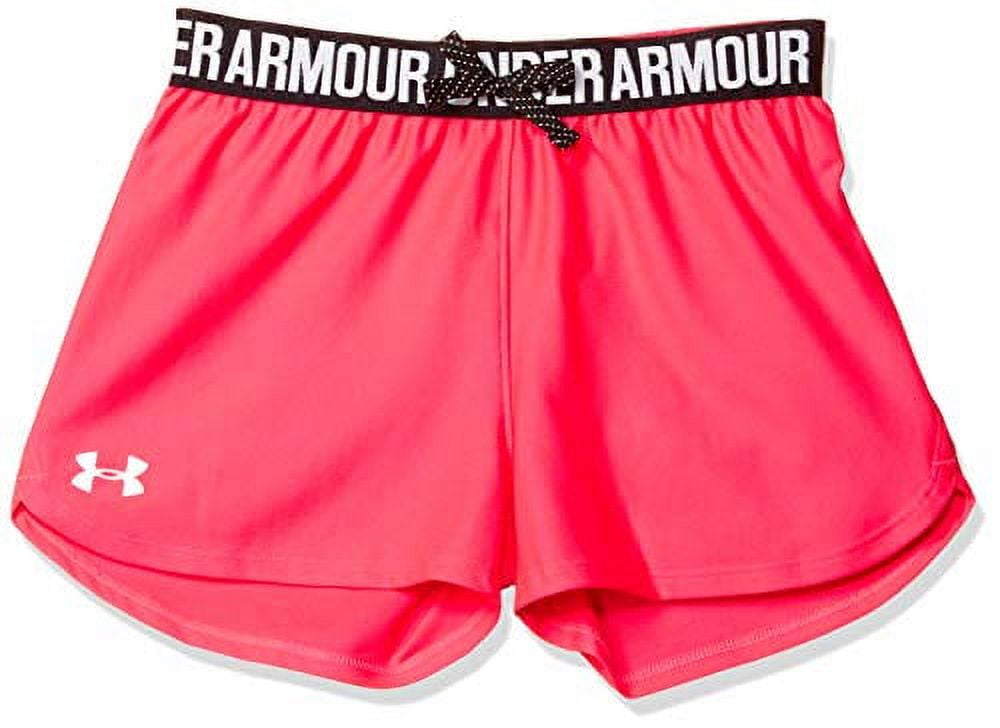 Under Armour Girls' Play Up Workout Gym Shorts Penta Pink Large 1341127 ...