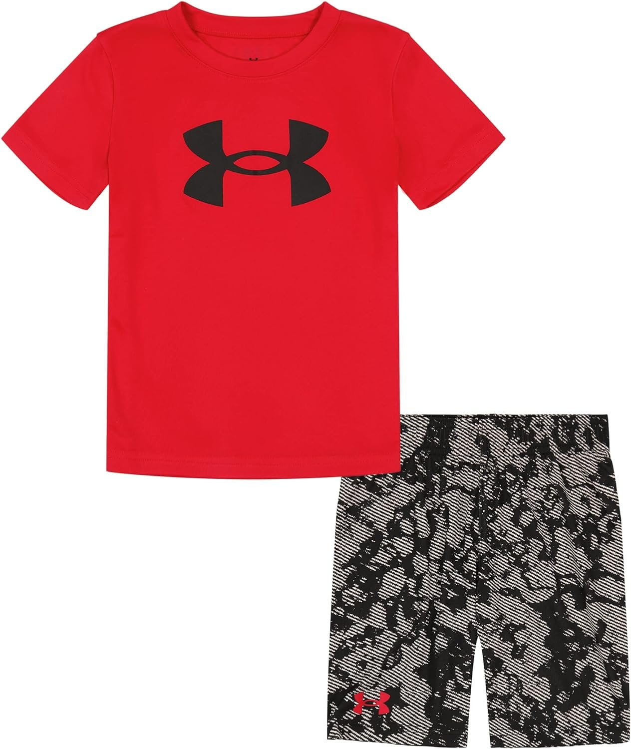 Under Armour Girls Sleeve Tee Set, Lightweight Breathable T-Shirt And ...