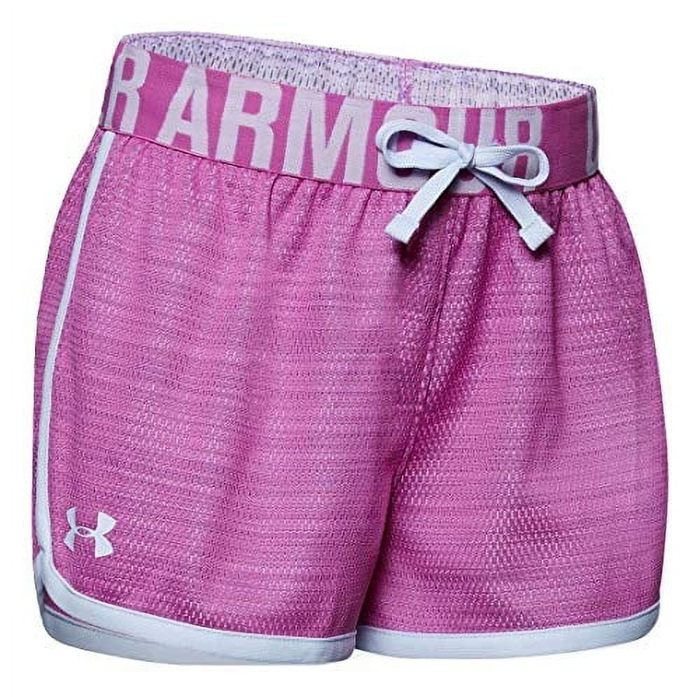 Under Armour Girls' UA Play Up Mesh Shorts Optic Purple Large 1328010 ...
