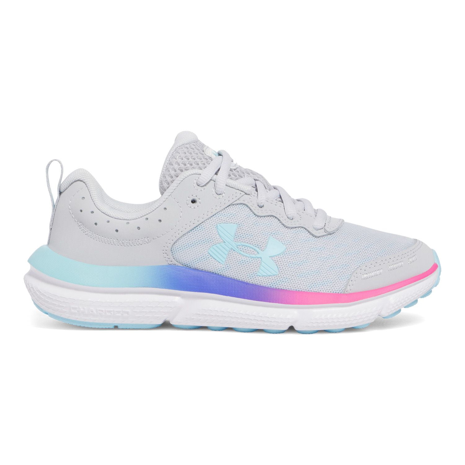 Under Armour Grade School Assert 10 Kids' Running Shoes Color: Gray ...