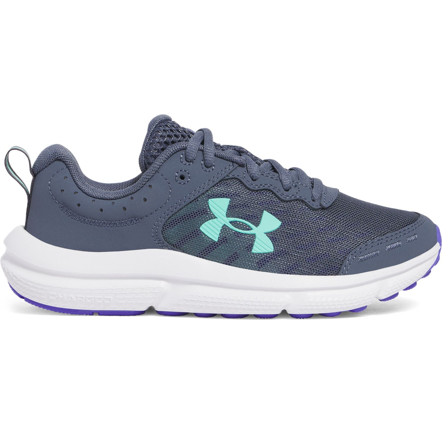 Under Armour Grade School Assert 10 Kids' Running Shoes Color: Virtual ...