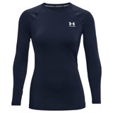 Under Armour HG Compression LS Tops NAVY LG - Walmart.com