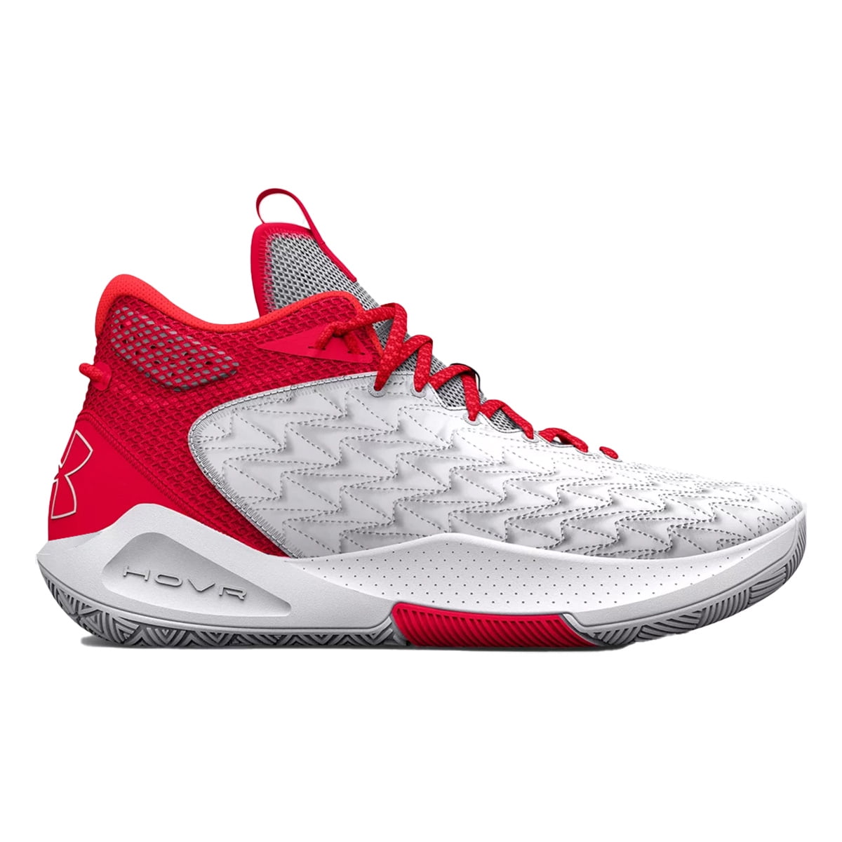 Under Armour HOVR Havoc 5 Clone Basketball Shoes White | Red Size 9 ...