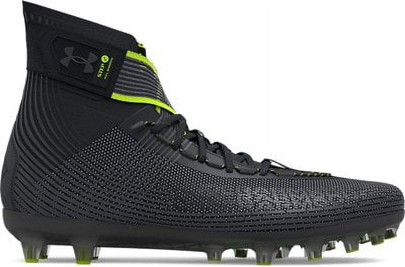 Under Armour Highlight MC Blk/Lime Green Football Shoe Mens Size 10 ...