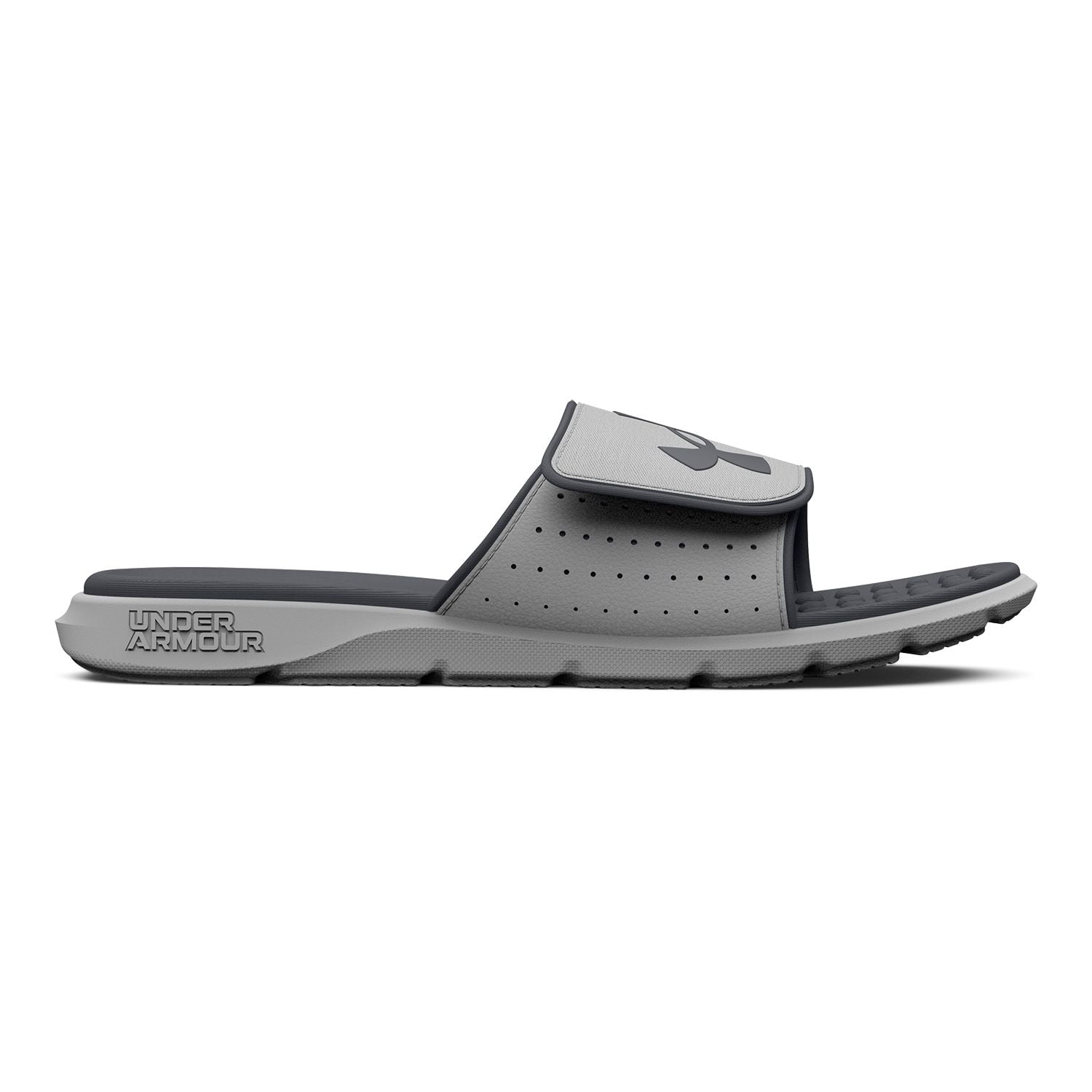 Under Armour Ignite Pro Men's Slide Sandals Color: Mod Gray Gray Size ...