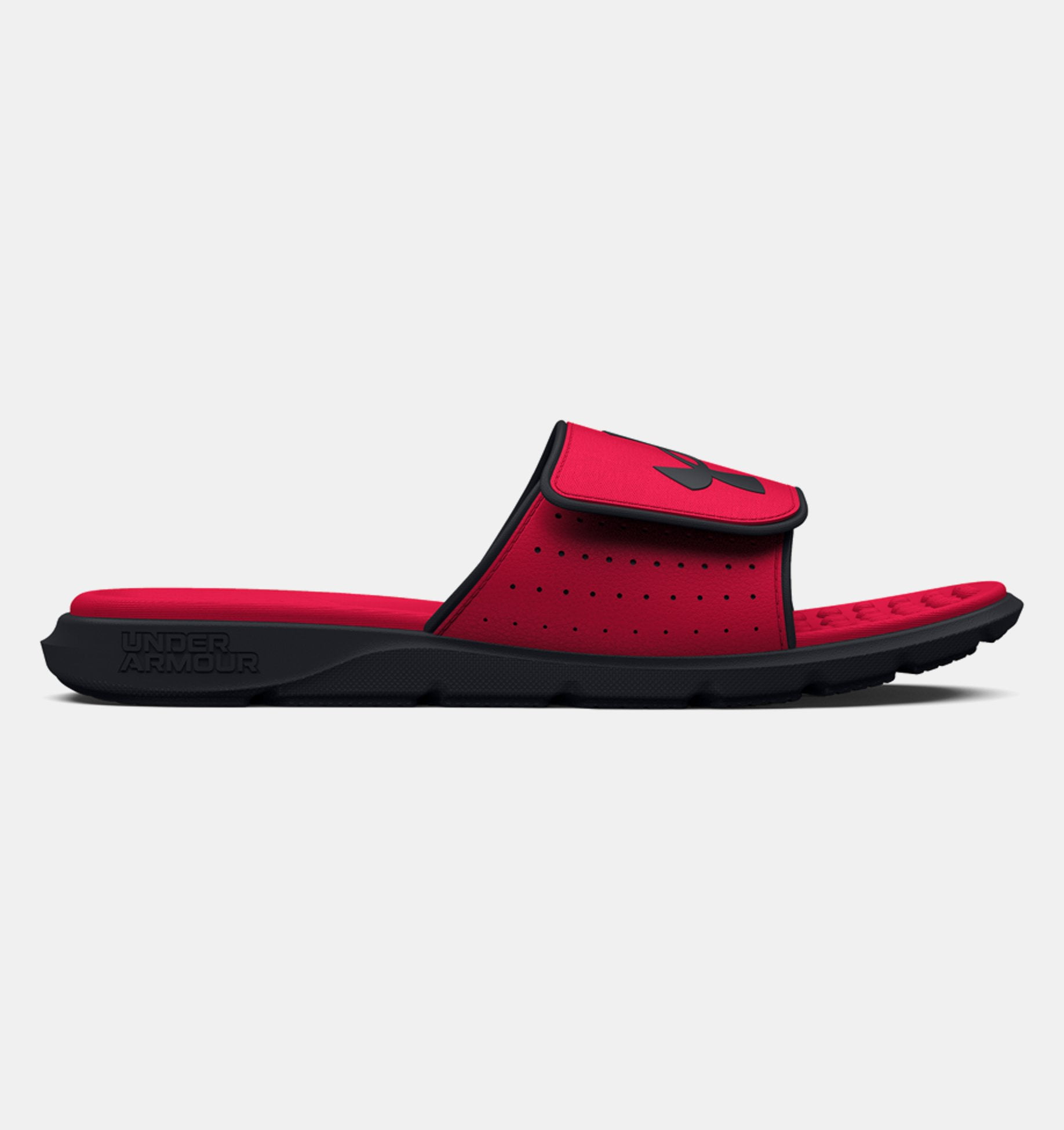 Under Armour Ignite Pro Men's Slide Sandals Color: Red Black Black Size ...