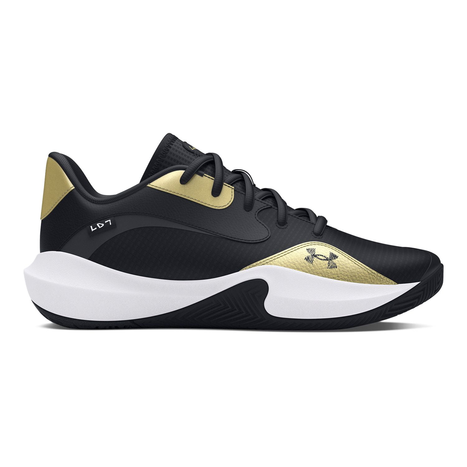 Under Armour Lockdown 7 Low Men's Basketball Shoes Color: Black Size ...
