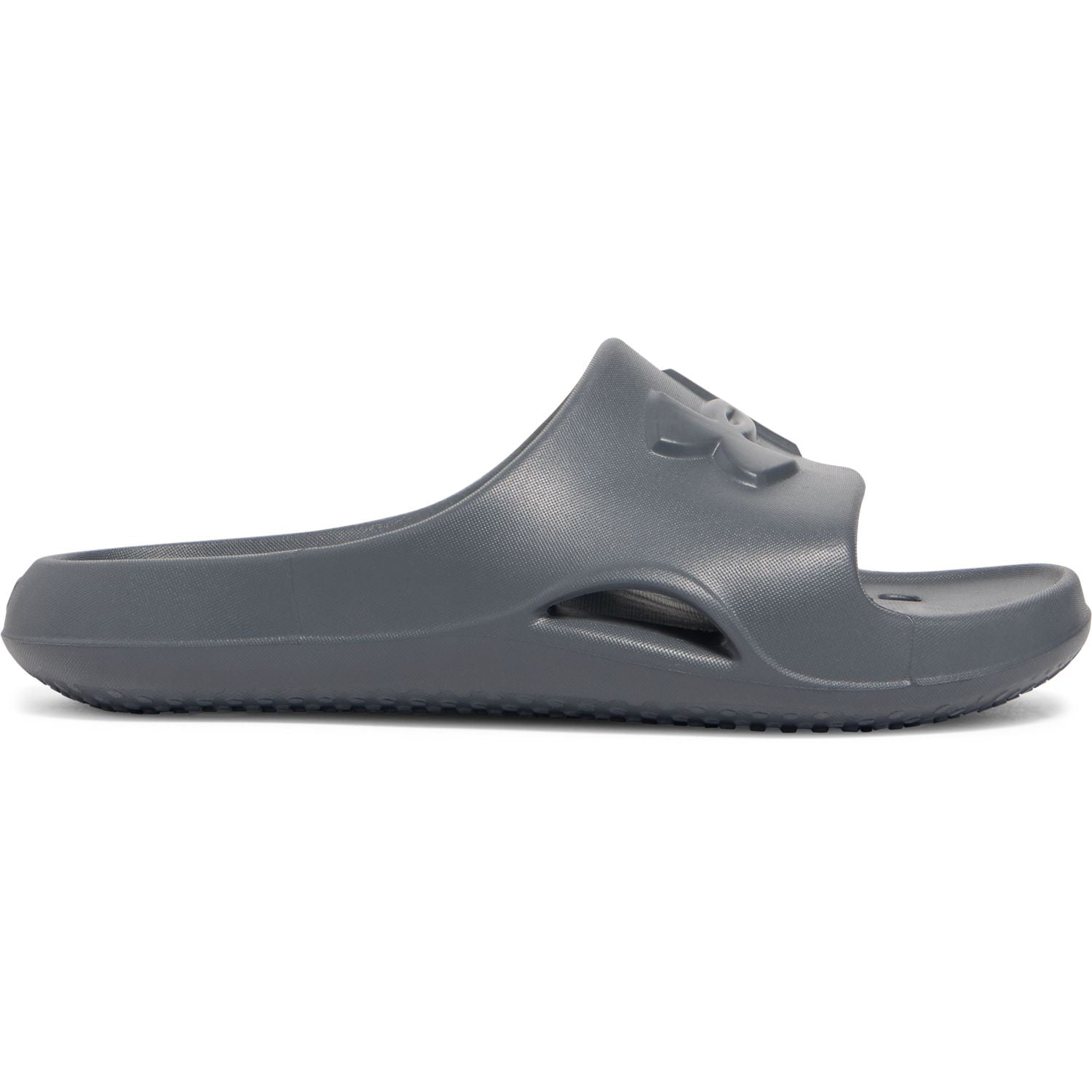 Under Armour Locker V Kids' Slide Sandals Color: Castlerock White Size ...