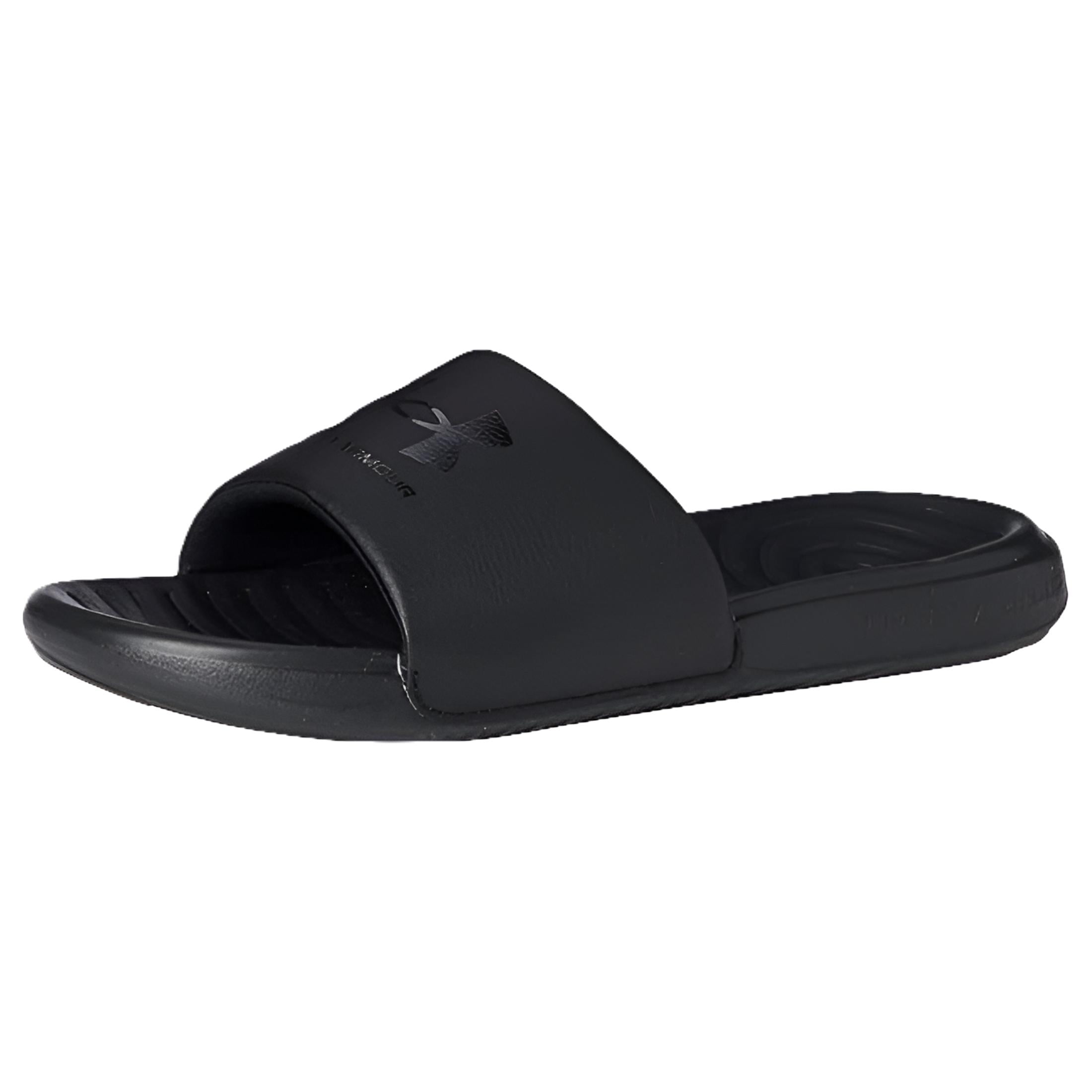 Under Armour Men's Ansa Fixed Strap Slide Sandal, Black (003)/Black, 7 ...