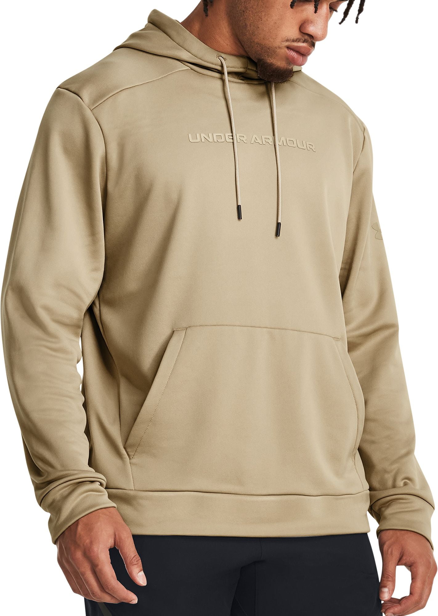 Under Armour Men's Armour Fleece Graphic Hoodie (City Khaki, L ...
