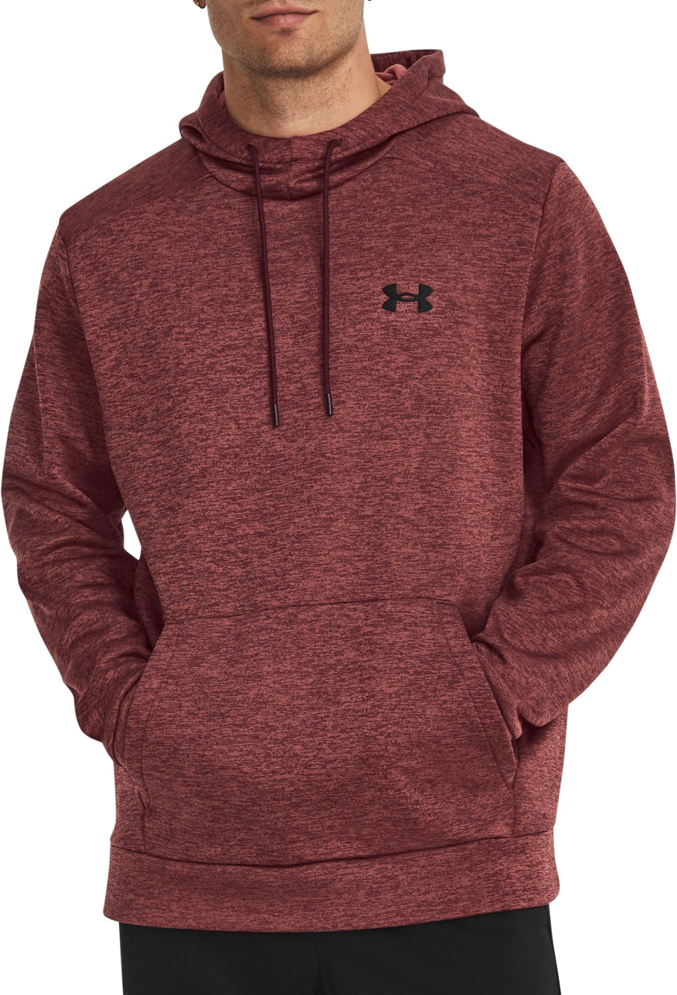 Under Armour Men's Armour Fleece Twist Hoodie (Dark Maroon, L ...