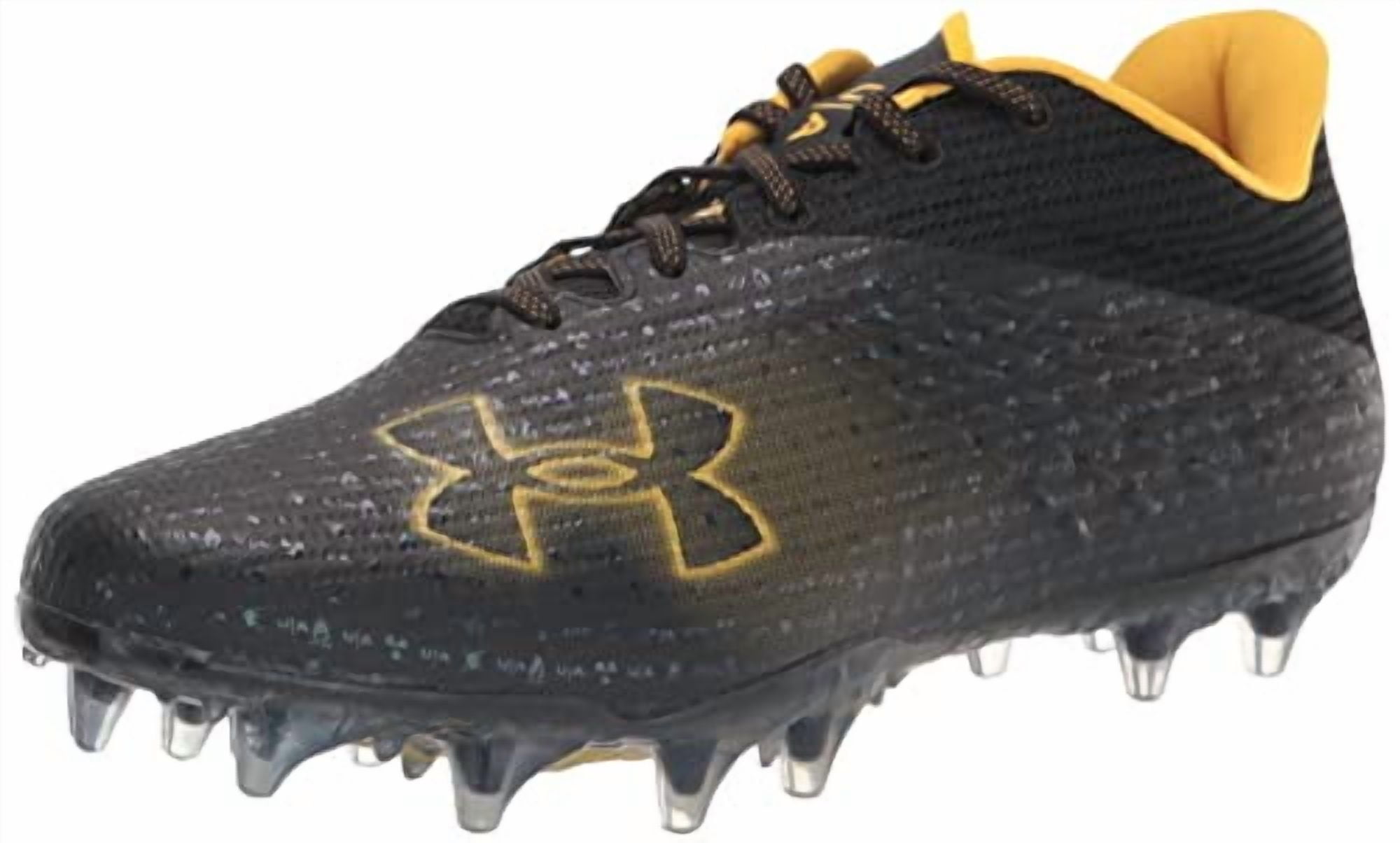 Under Armour Men's Blur Nitro Mc Football Shoe Black/Black/Stealth Gold ...