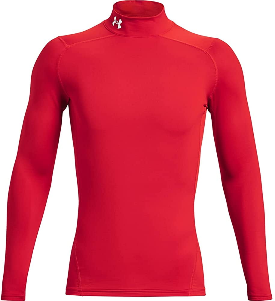 Under Armour Men's ColdGear Mock Neck Compression Long Sleeve Shirt ...