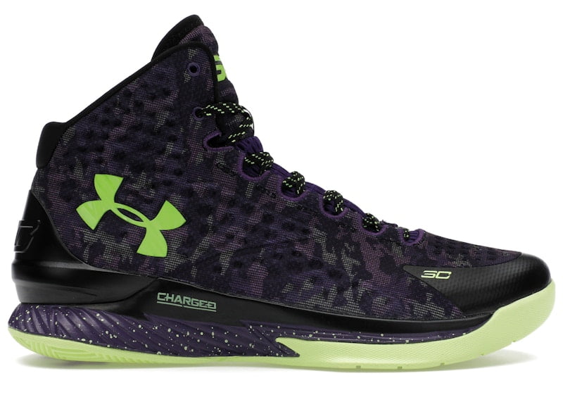Under Armour Men's Curry 1 Retro Dark Matter Basketball Shoes, from ...
