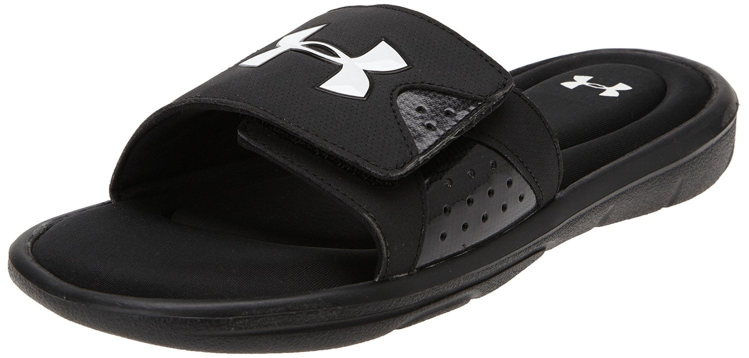 Under Armour Men's Ignite Slide Lightweight Sandal, 1252510-001 (Black ...