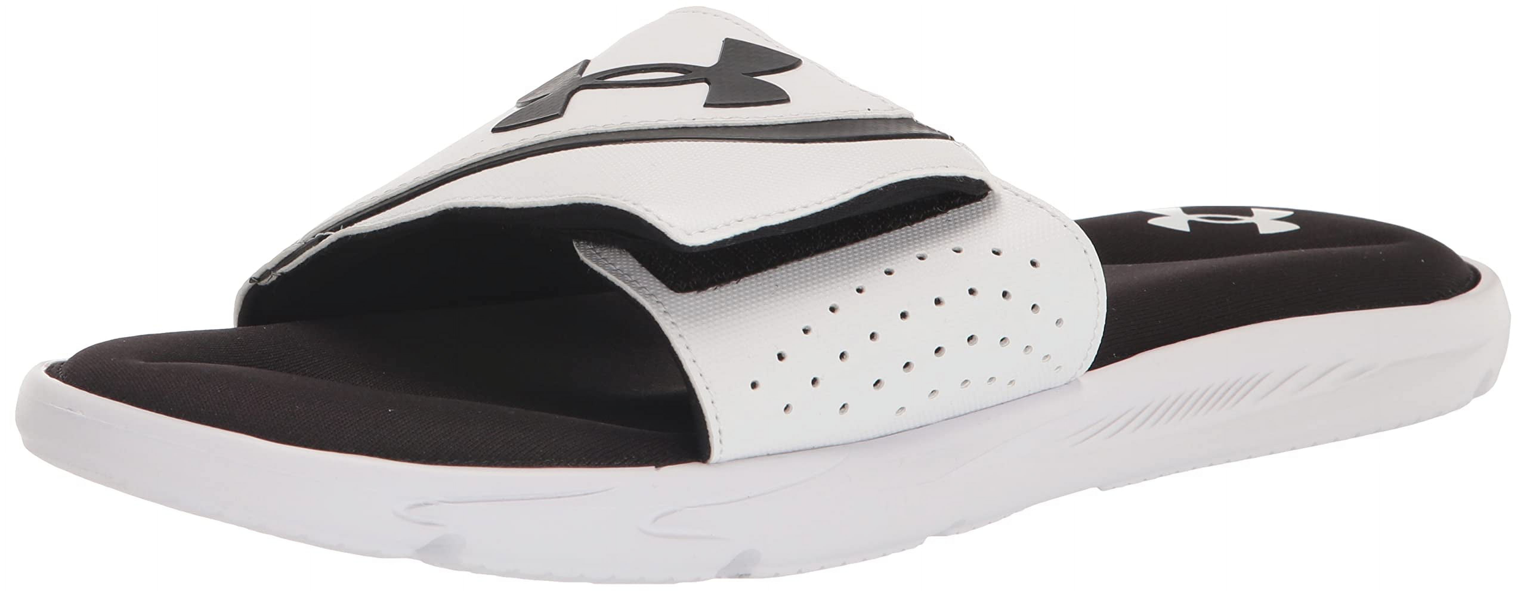 Under Armour Men's Ignite VI Slide Slides White/Black/Black - 3022711 ...