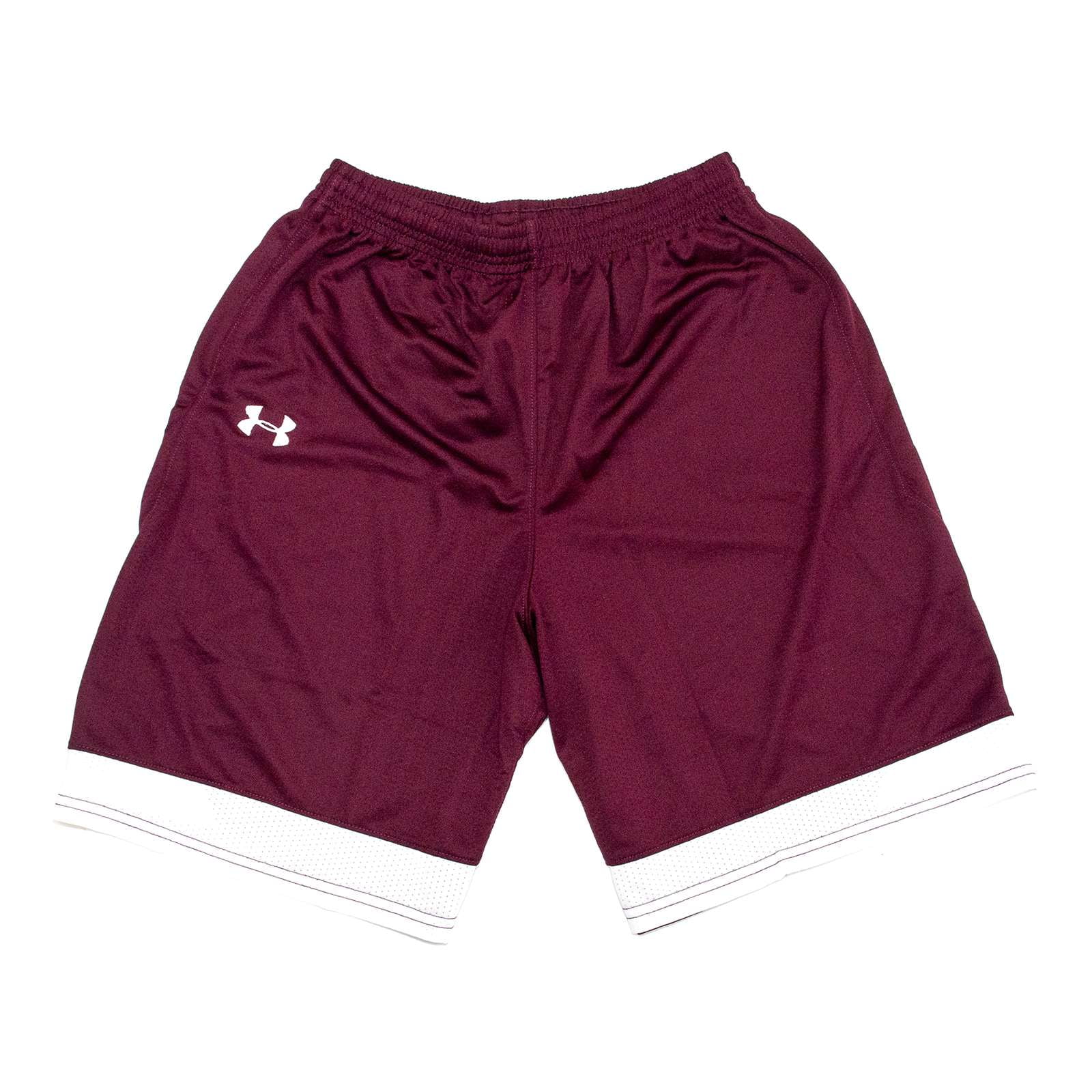 Under Armour Men's Stock Toli Shorts, Maroon \ White,L - US - Walmart.com