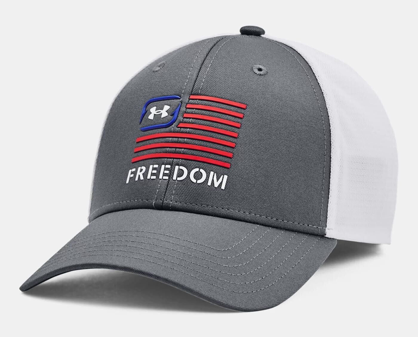 Under Armour Fish Hunter Mesh Cap - Men's, Pitch Gray/White, Large ...