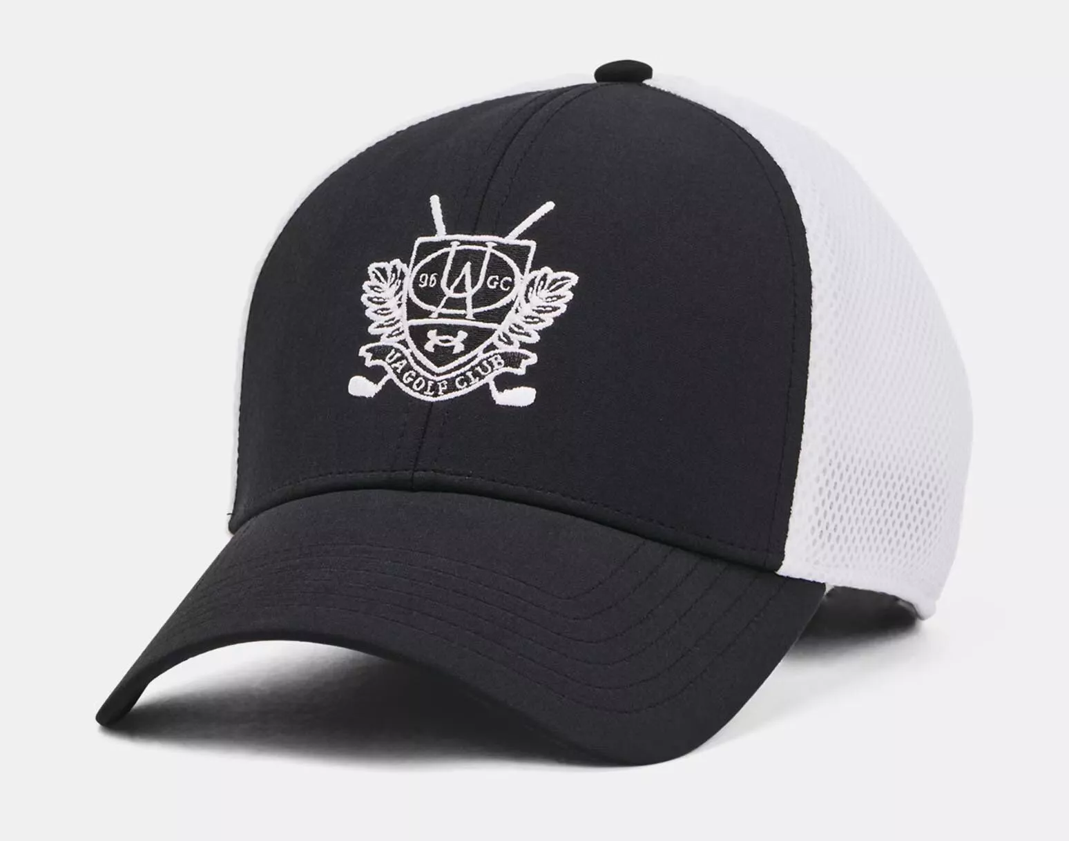 Under Armour Men's UA Iso-Chill Driver Mesh Cap 1369804-006 Black/White ...