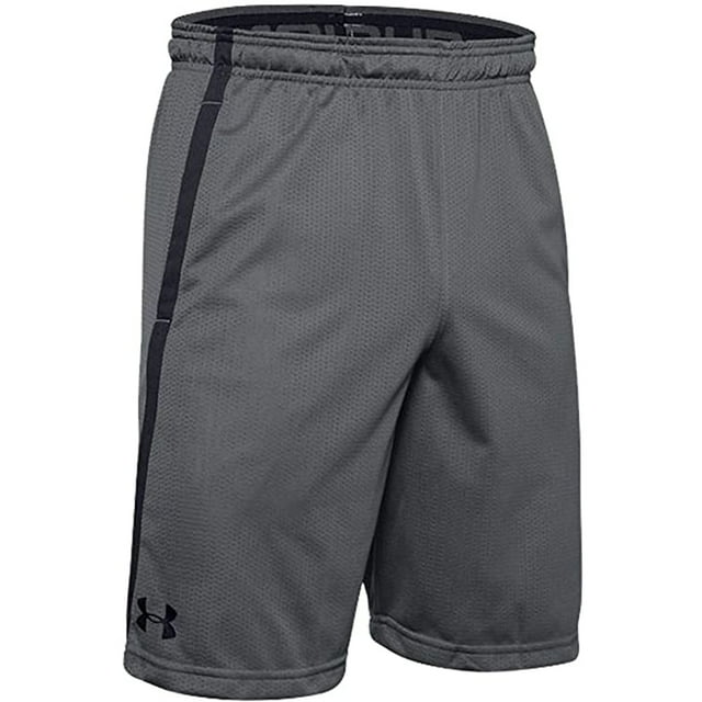 Under Armour Men's UA Tech HeatGear Athletic Mesh Shorts (L, Grey ...