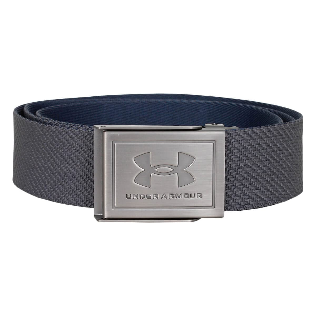 Under Armour Men's Webbing Golf Belt Grey/Navy One Size Fits Most ...