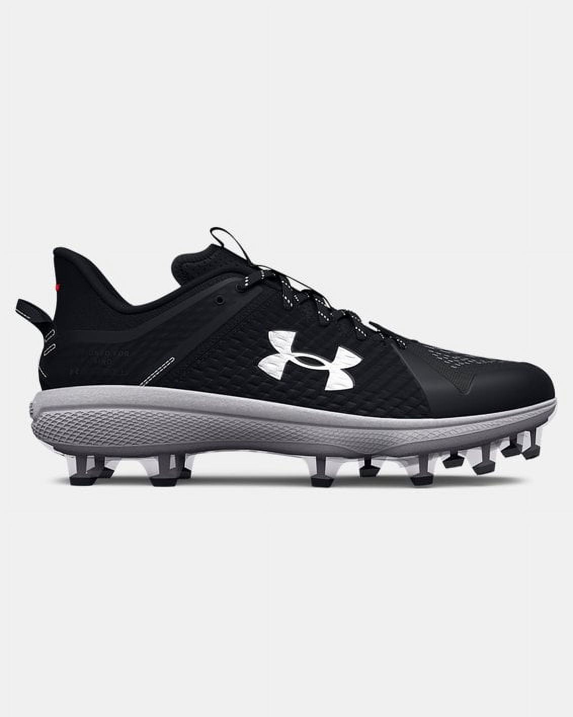 Under Armour Men's Yard Low Mt Tpu Molded Baseball Cleats Black/White ...