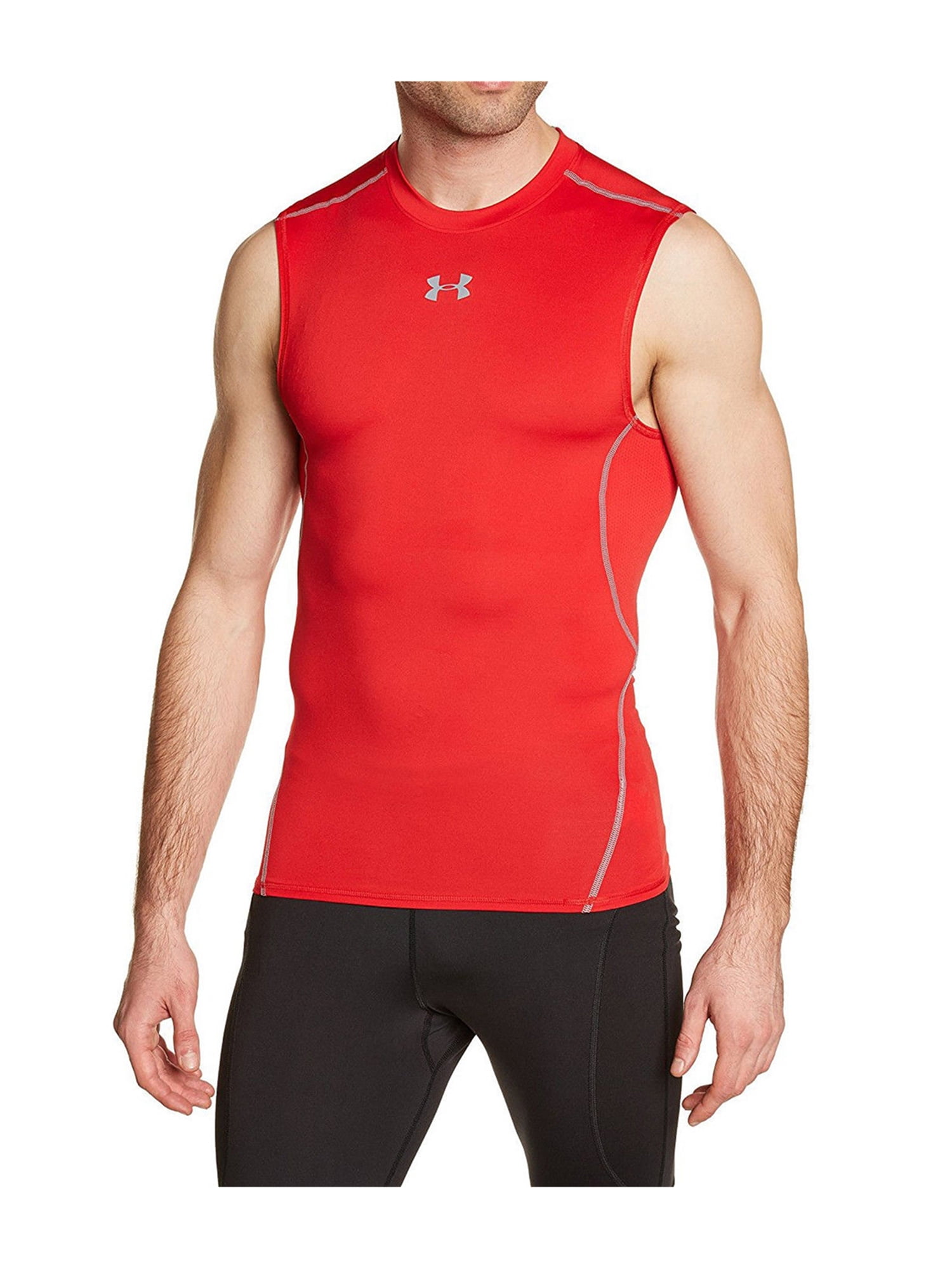 Under Armour Mens HeatGear Compression Tank Top - Walmart.com