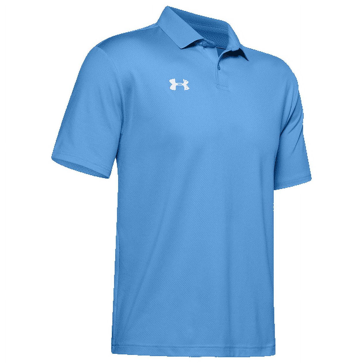 Under Armour Mens Team Performance Polo COLUMBIA BLUE LG - Walmart.com