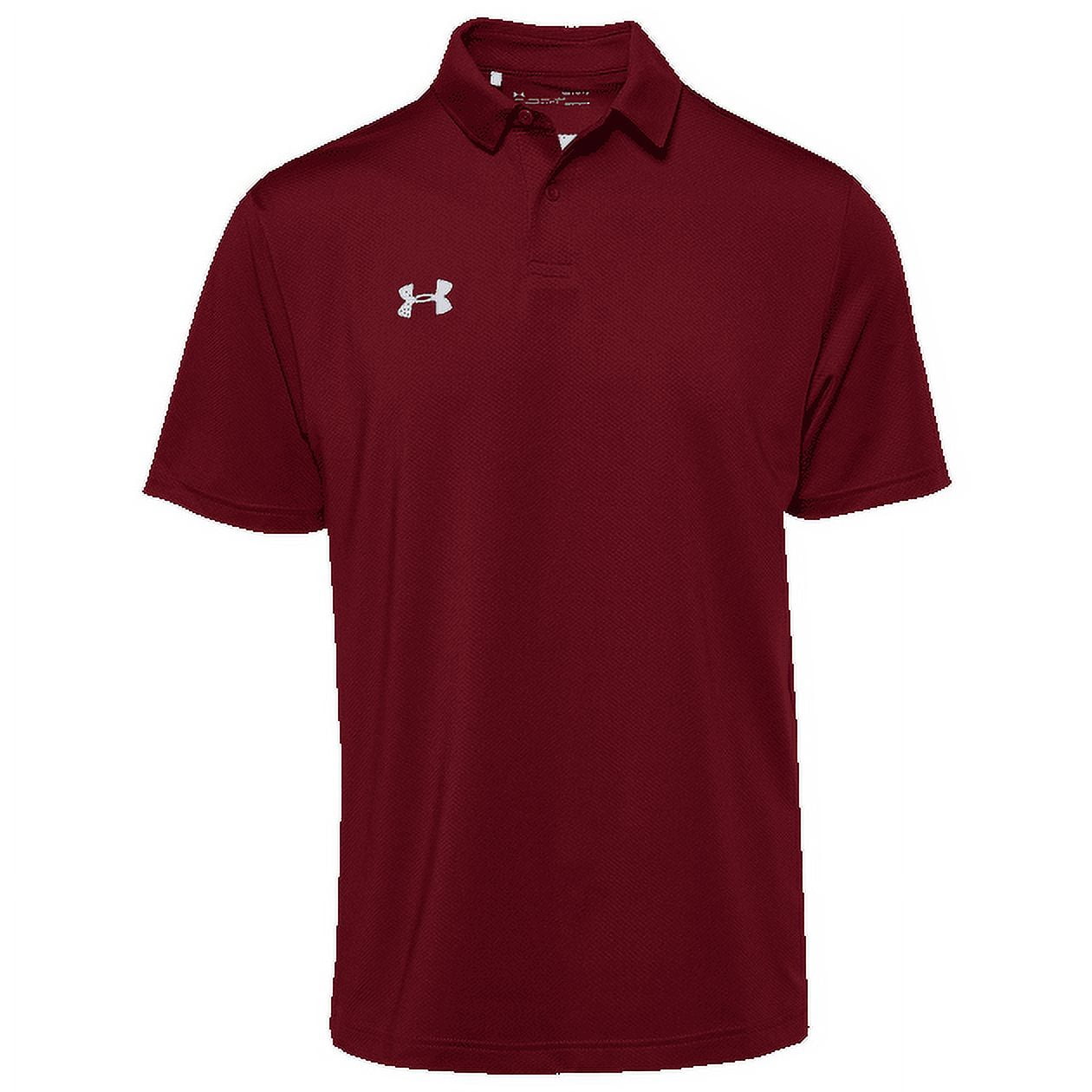 Under Armour Mens Team Performance Polo CARDINAL 4XL - Walmart.com
