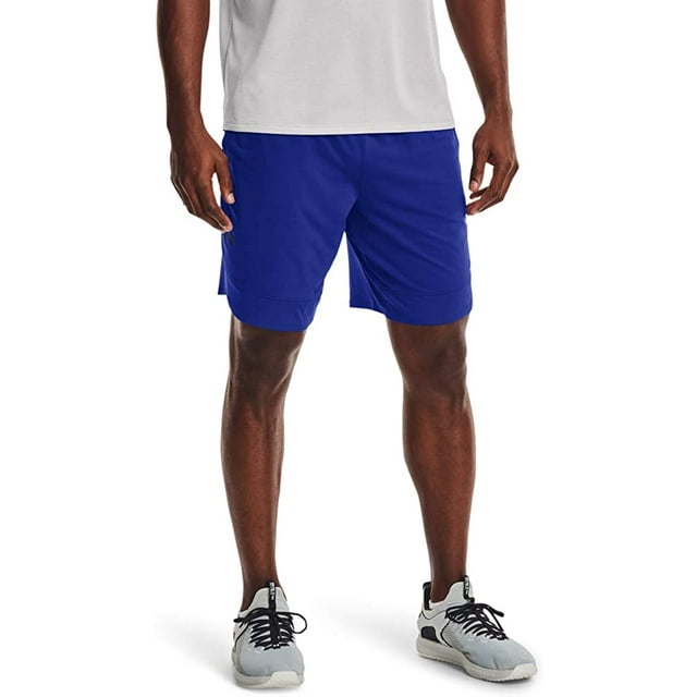 Under Armour Mens Training Stretch Shorts Royal Blue 400/Black Medium ...