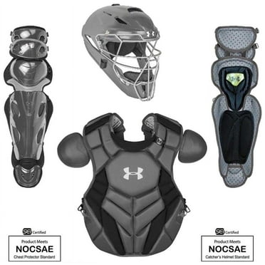 All-Star System7 Axis NOCSAE Adult Two-Tone Baseball Catcher's Set ...