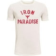 Under Armour Project Rock Boy's Kids Iron Paradise Tee T-Shirt ...