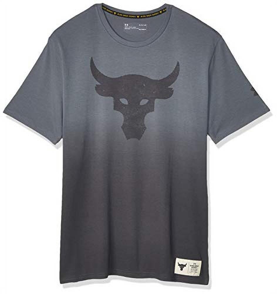 Under Armour Project Rock Bull Graphic SM Pitch Gray - Walmart.com
