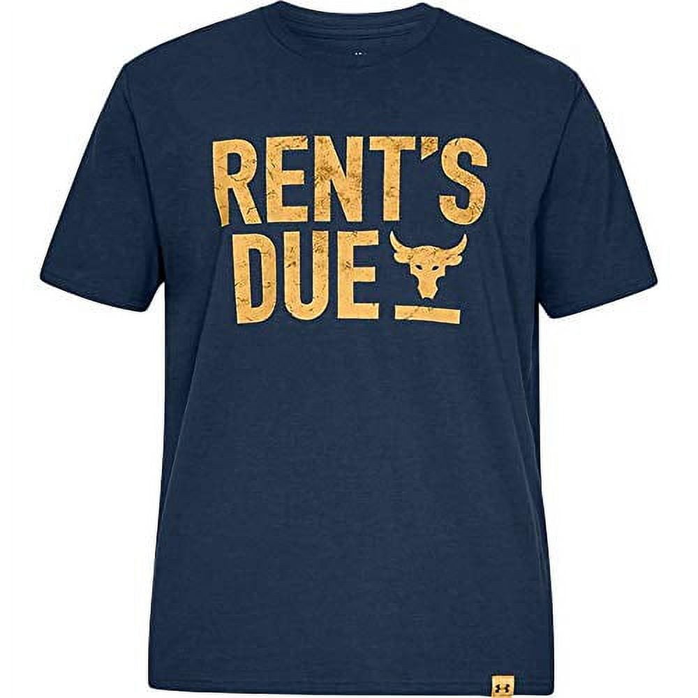 Under Armour Men's Project Rock Rents Due TSHIRT, Small, Academy Blue ...