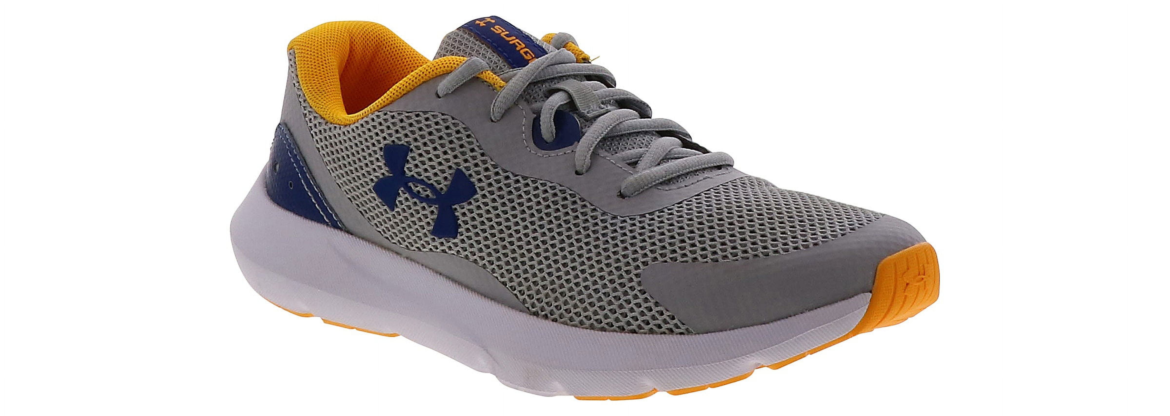 Under Armour Surge 3 Boys' (4-7) Running Shoe Grey | 3024989 102 ...