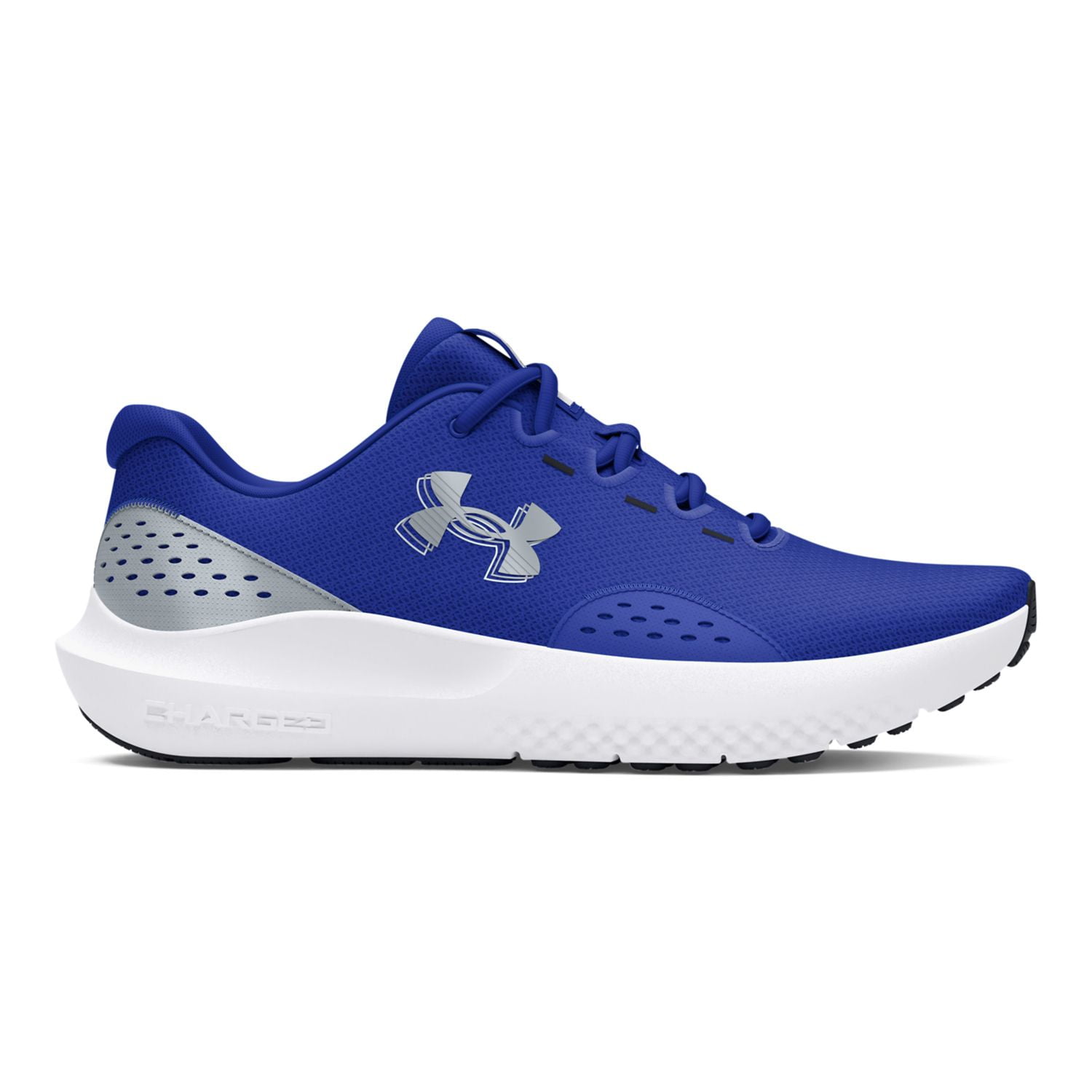 Under Armour Surge 4 Men's Running Shoes Color: Blue White Silver Size ...