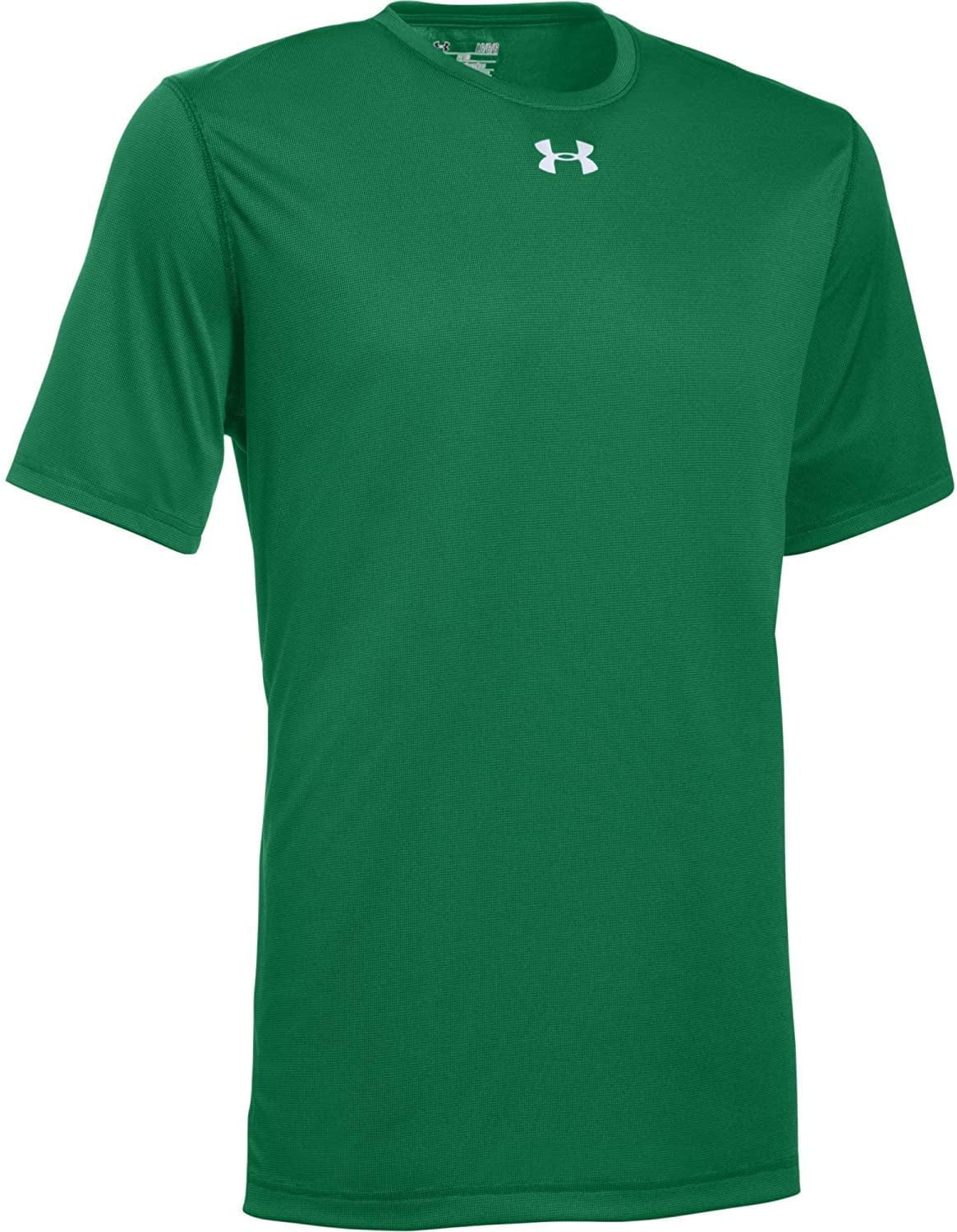Under Armour UA Mens Locker Tee 2.0 Team Kelly Green-Metallic Silver ...