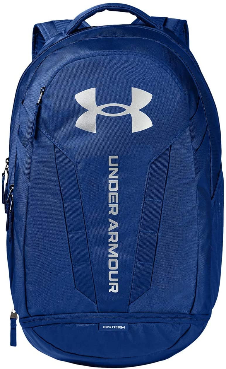 "Under Armour UA Hustle 5.0 Backpack, Water-Repellent, Royal Blue ...